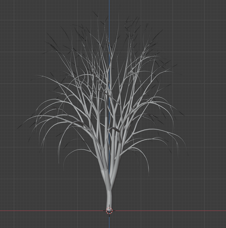 【Blender】SaplingTreeGenで木を生やしてみた | けものこばち